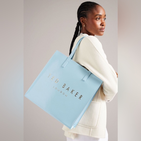 Ted Baker London | Bags | Ted Baker London Baby Blue Gold Hardware ...